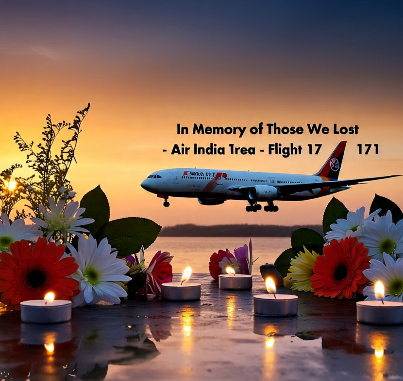 In Memory of Those We Lost: Air India Flight 171 Crash Victims